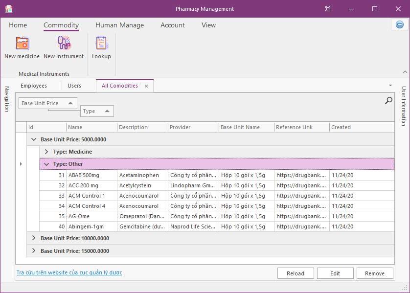 GitHub - voxvanhieu/pharmacy-management: Pharmacy Management - PRN292 ...