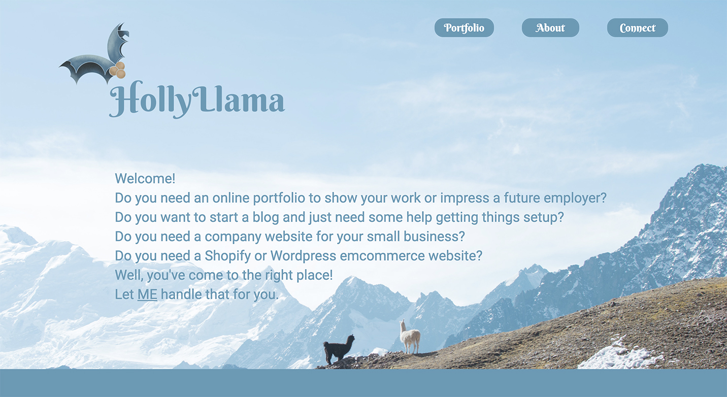 GitHub - HollyLlama/hollyllama-portfolio-site: This is my portfolio ...