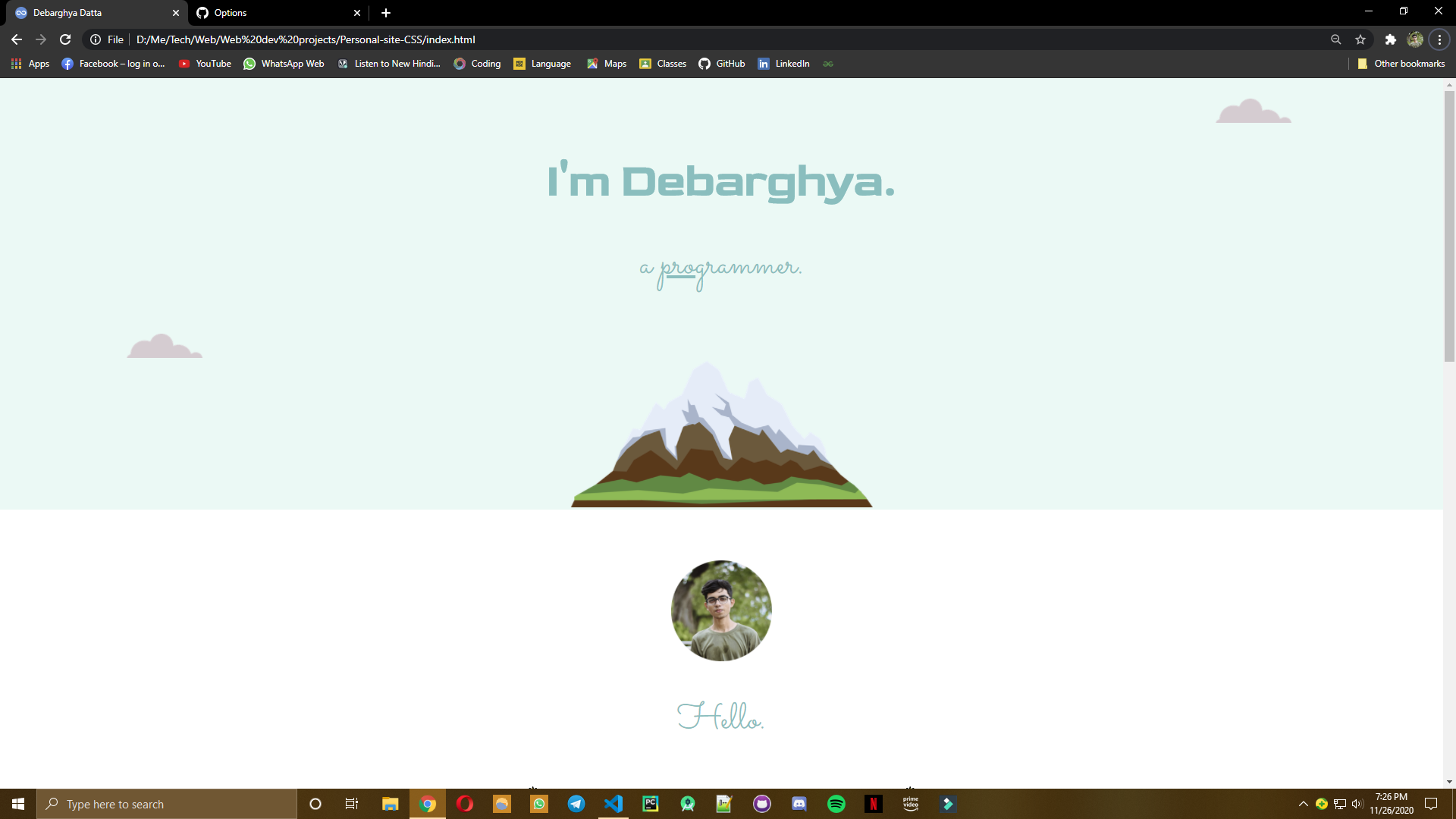 GitHub - geekHead-DD/Personal-site-CSS