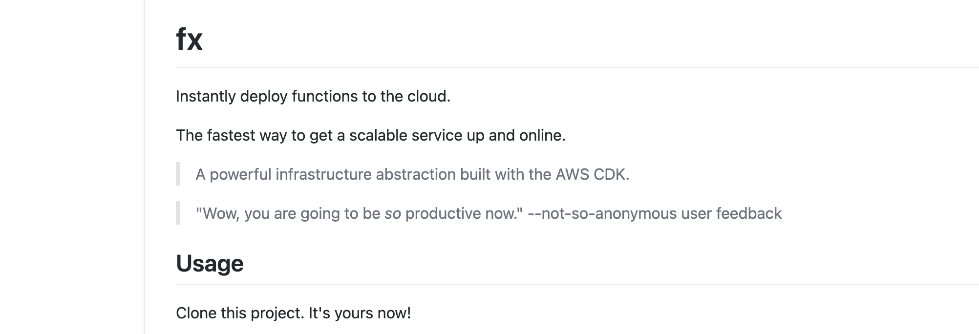 Github Khalidx Fx Instantly Deploy Functions To The Cloud