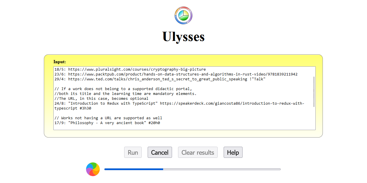 GitHub - giancosta86/ulysses: Simplified generation of OmniCourse descriptors