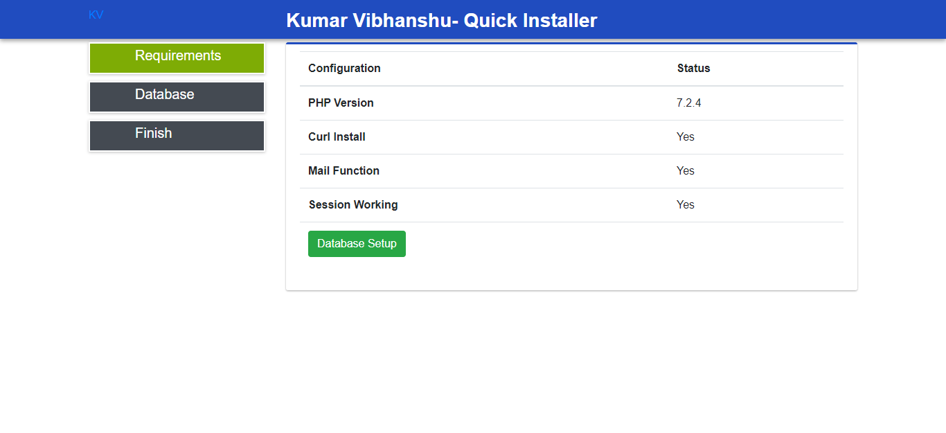 GitHub - kumar-vibhanshu/PHP-QUICK-INSTALLER: PHP QUICK INSTALLER