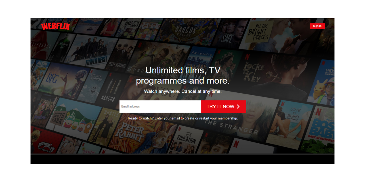 GitHub - gauravraj0510/WebFlix: A simple Netflix clone made using using ...
