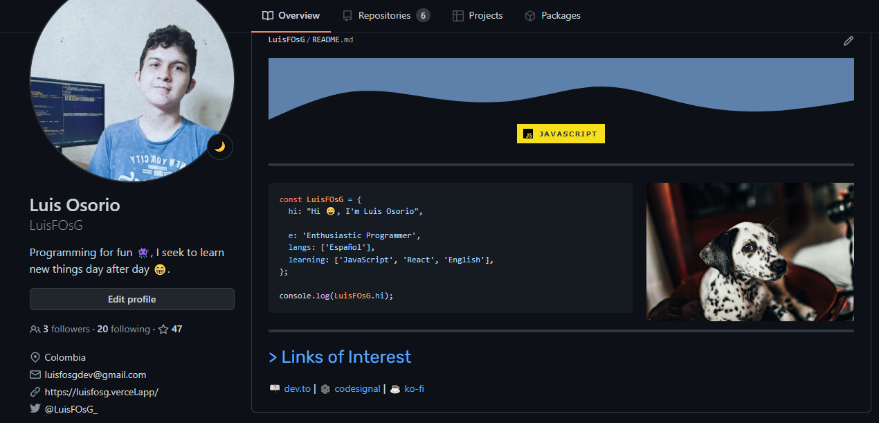 Github Luisfosg Portfolio My Portfolio Luisfosg