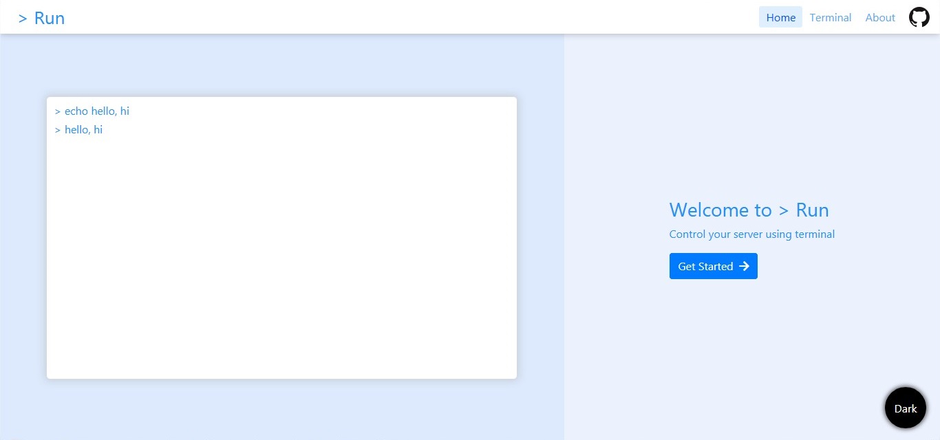GitHub - Utsav-Ladani/Html-and-Terminal: Type command in browser and ...