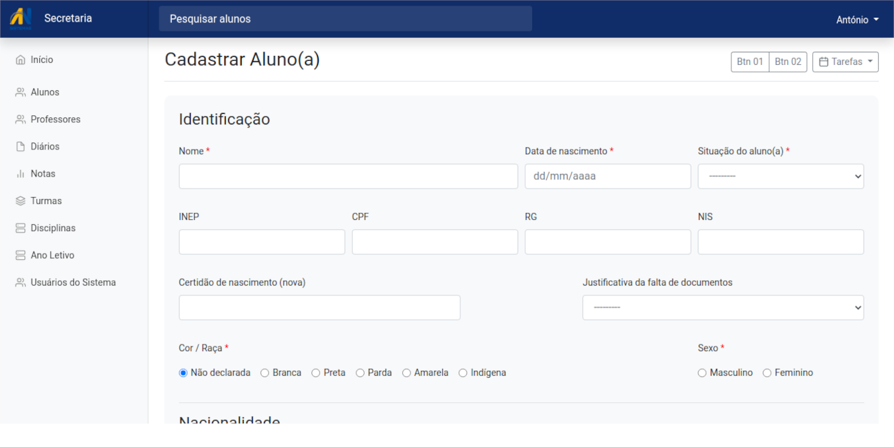 GitHub - Antonio-Neves/Gestao-Escolar: Sistema completo de gestão escolar / School Management ...