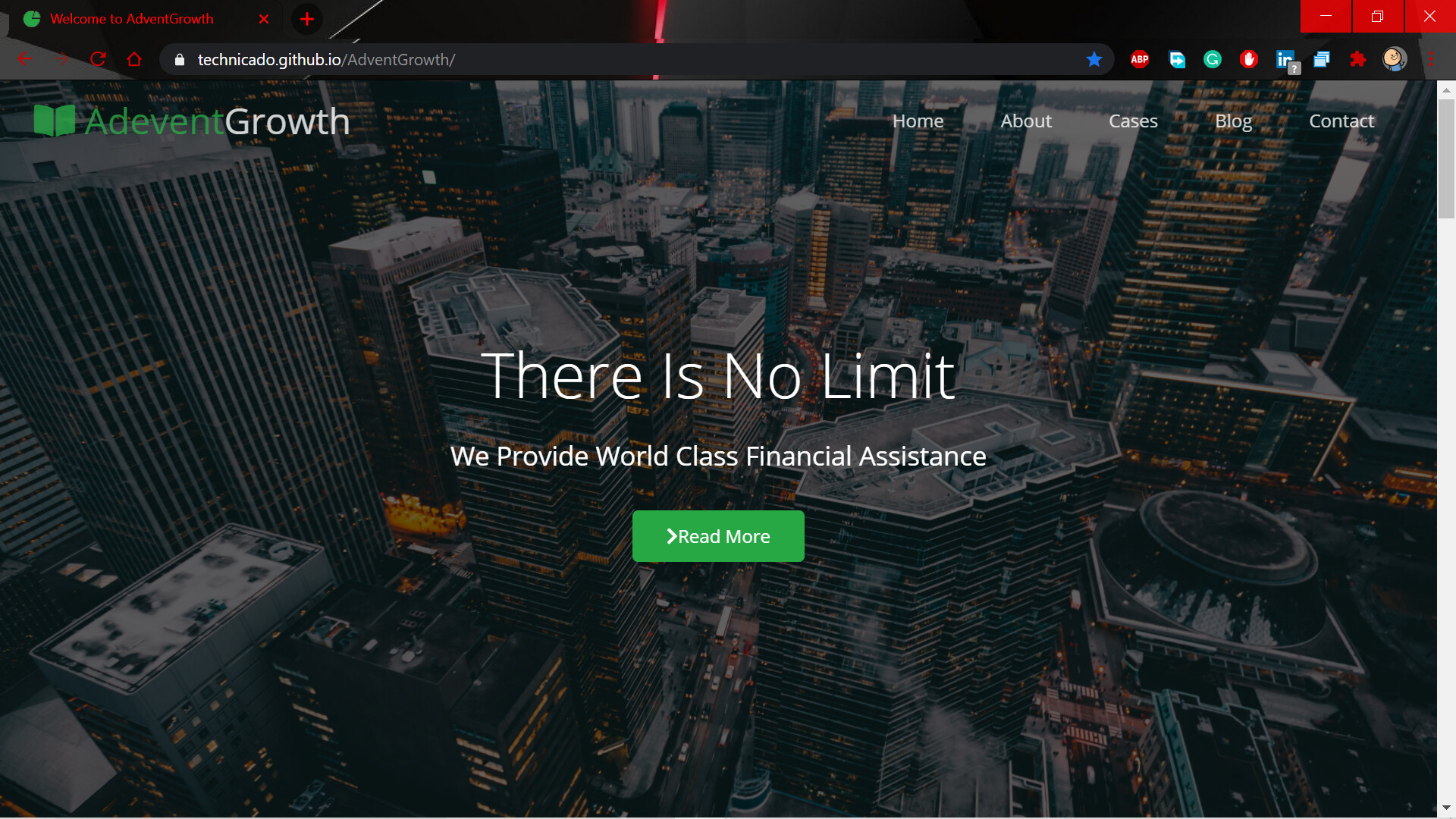 GitHub - Technicado/AdventGrowth: It's a fully Responsive financial ...