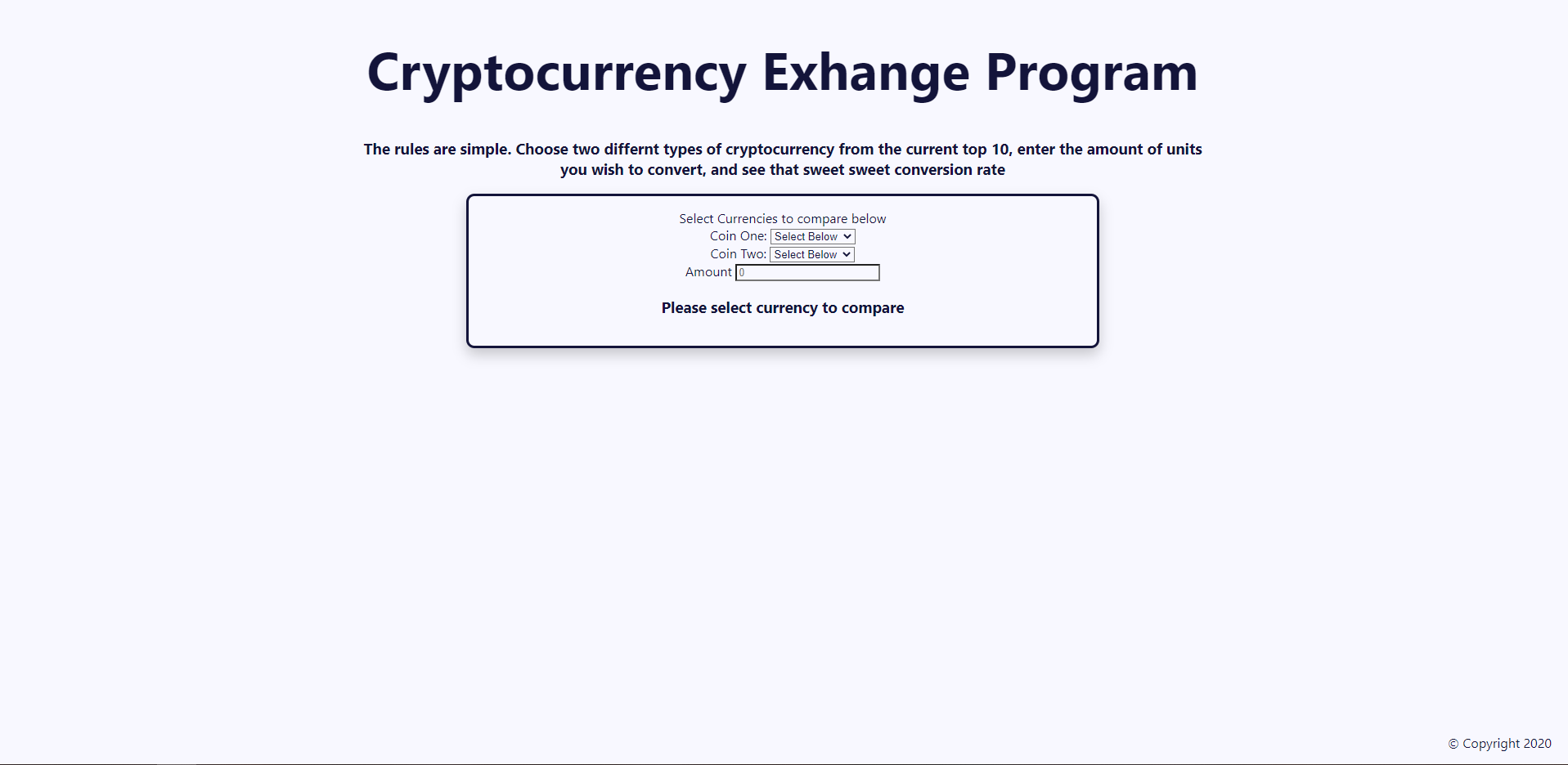 GitHub - zbarovsky/cryptocurrency_converter: Cryptocurrency conversion ...