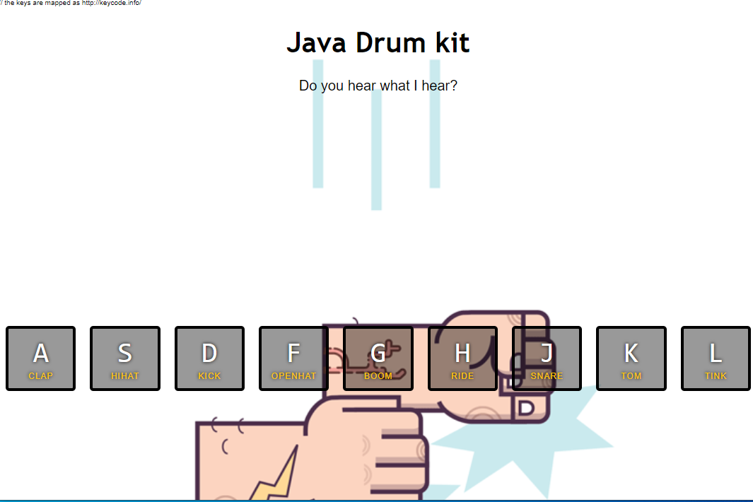 GitHub - alex-504/drumkit: A JavaScript drum kit. Use the keyboard to play your fav drum jam!