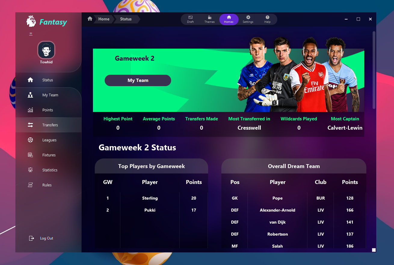 GitHub - towhid17/Fantasy-Premier-League: Fantasy Premier League is a ...