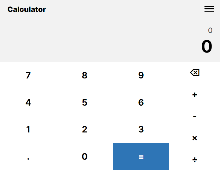 GitHub - thundiverter/calculator