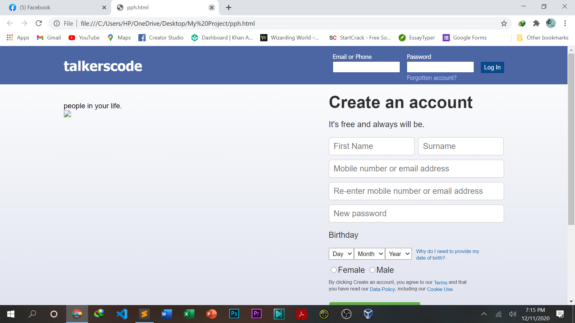 GitHub - pyaephyo11979/Html: facebook login page