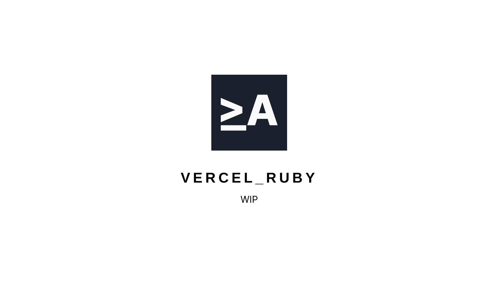 Github Andrewmcodesvercelruby Wip Vercel Serverless Functions Written In Ruby