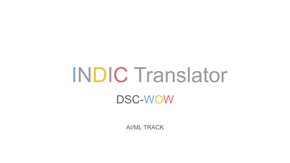 GitHub - ArchanGhosh/Indic-Translator