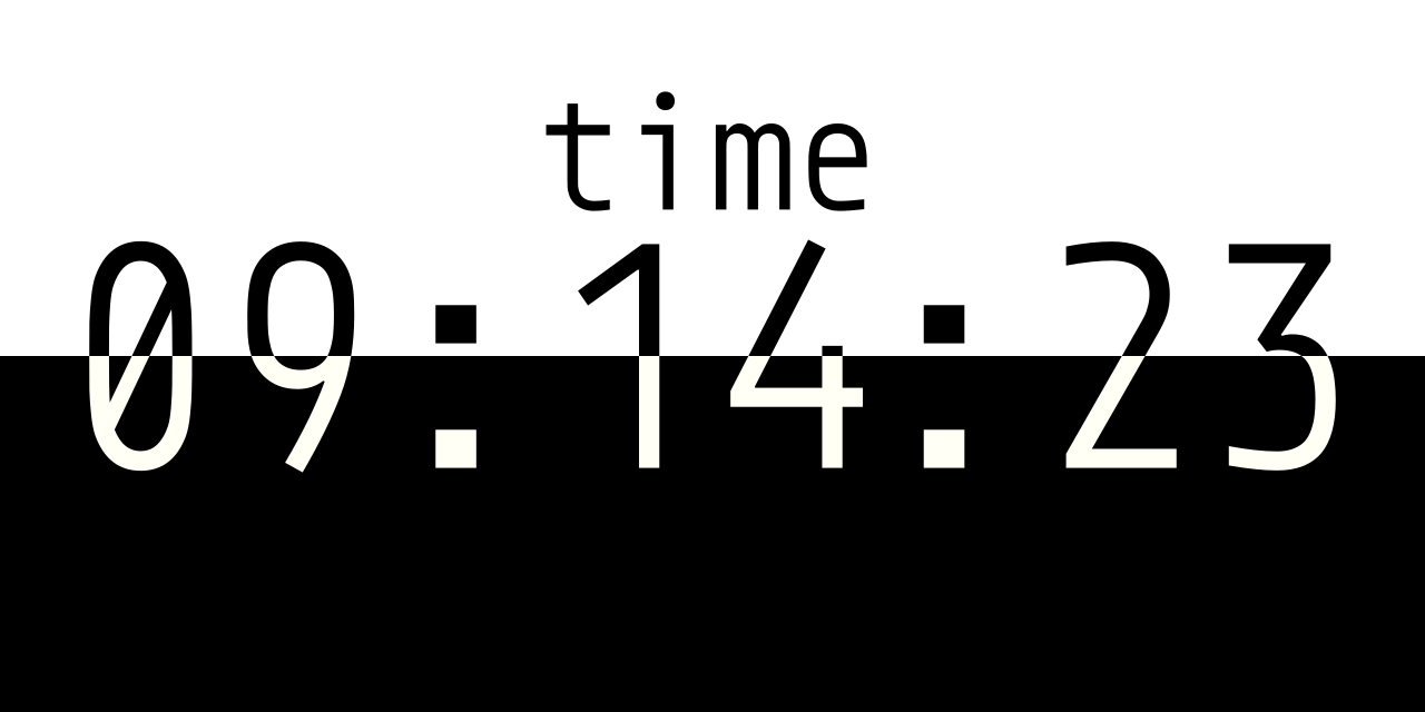 GitHub - benstadlbauer/time: A simple HTML-based clock display