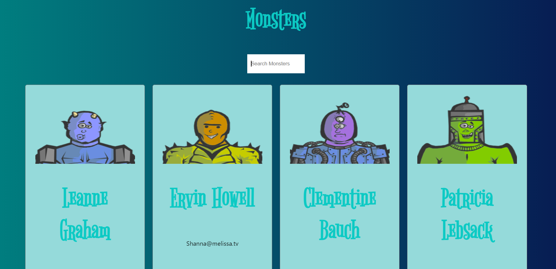 GitHub - Aditya9111/Monsters-React