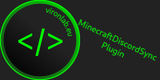 GitHub - VironLab/MinecraftDiscordSync: The Minecraft Discord Sync Plugin allows you to Sync ...