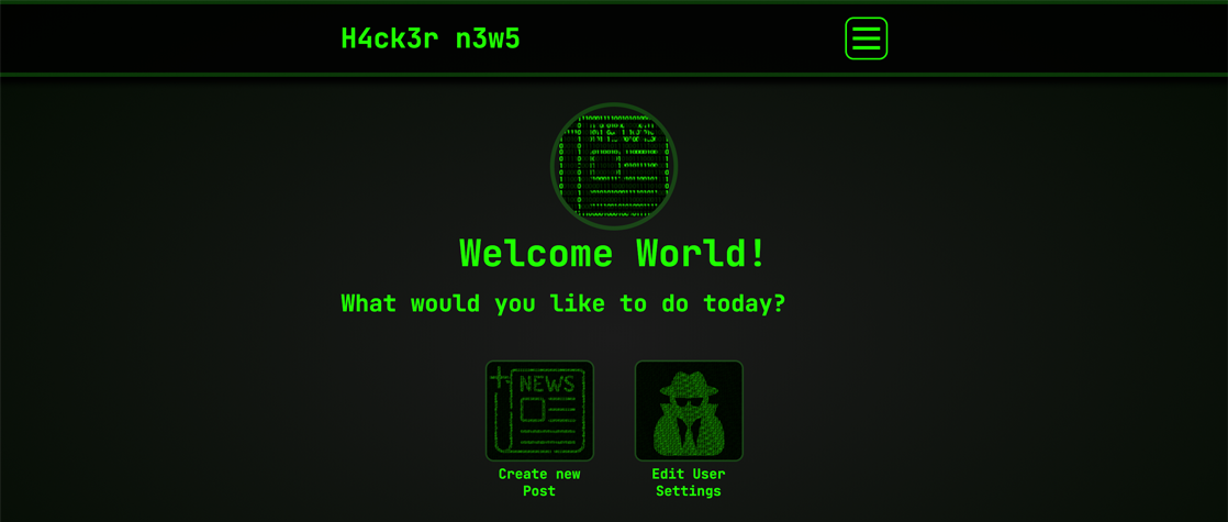 GitHub - JoeyJaySWE/h4ck3r-n3w5: Christmas handin from YRGO Webdev 2020