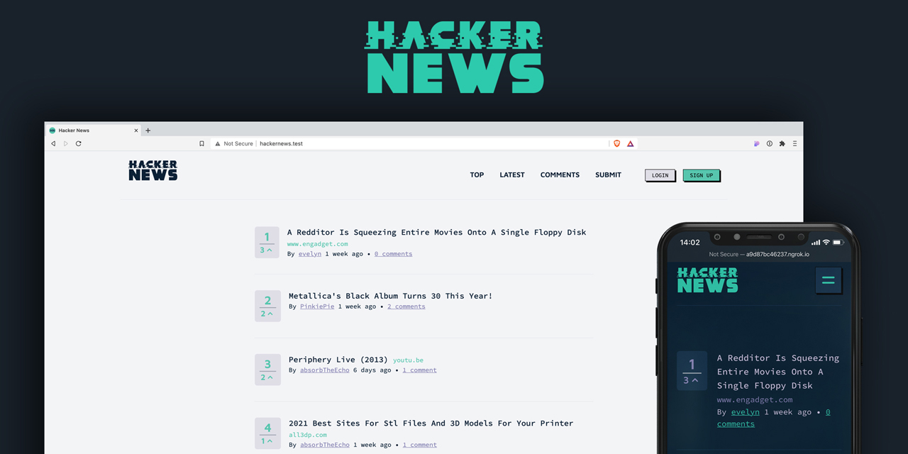 GitHub - evelynfredin/hackernews: School assignment done in Laravel and TailwindCSS