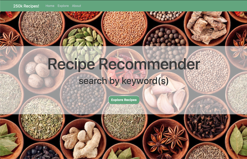 GitHub - coxem14/Recipe-Recommender