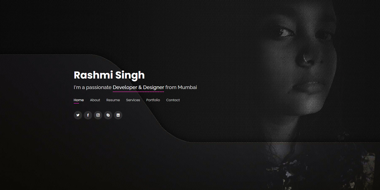 GitHub - Rashmihere-git/portfolioblack.github.io: Black themed Portfolio