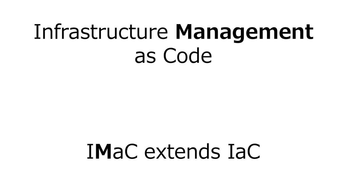 GitHub - IBM/IMaC-startkit: Infrastructure Management as Code Starter Kit