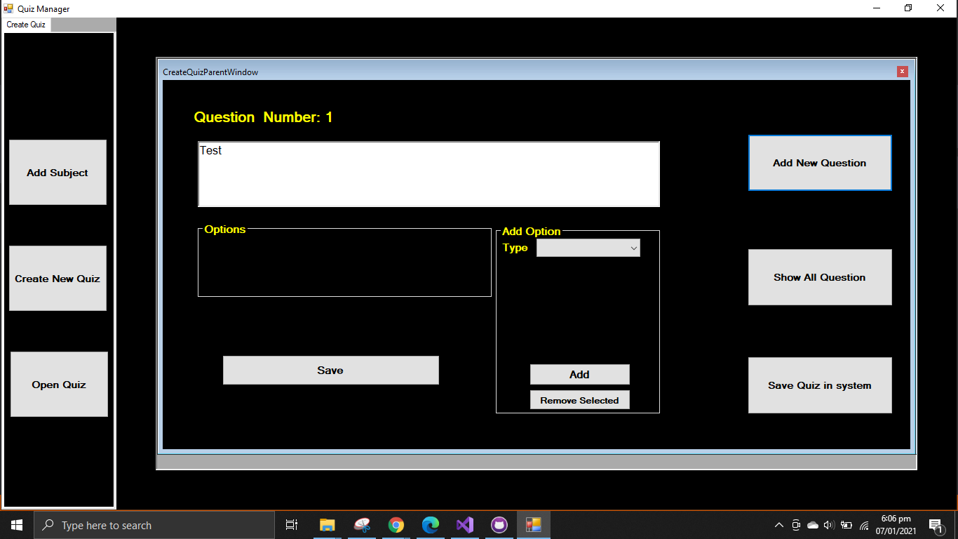 GitHub - zeeshan-thedeveloper/Quiz-Manager: Done in C#