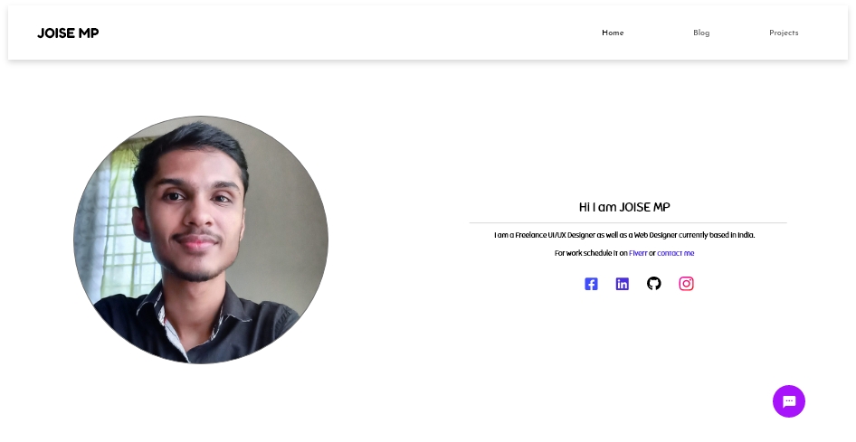 GitHub - joisemp/portfolio: This is my portfolio website, which ...
