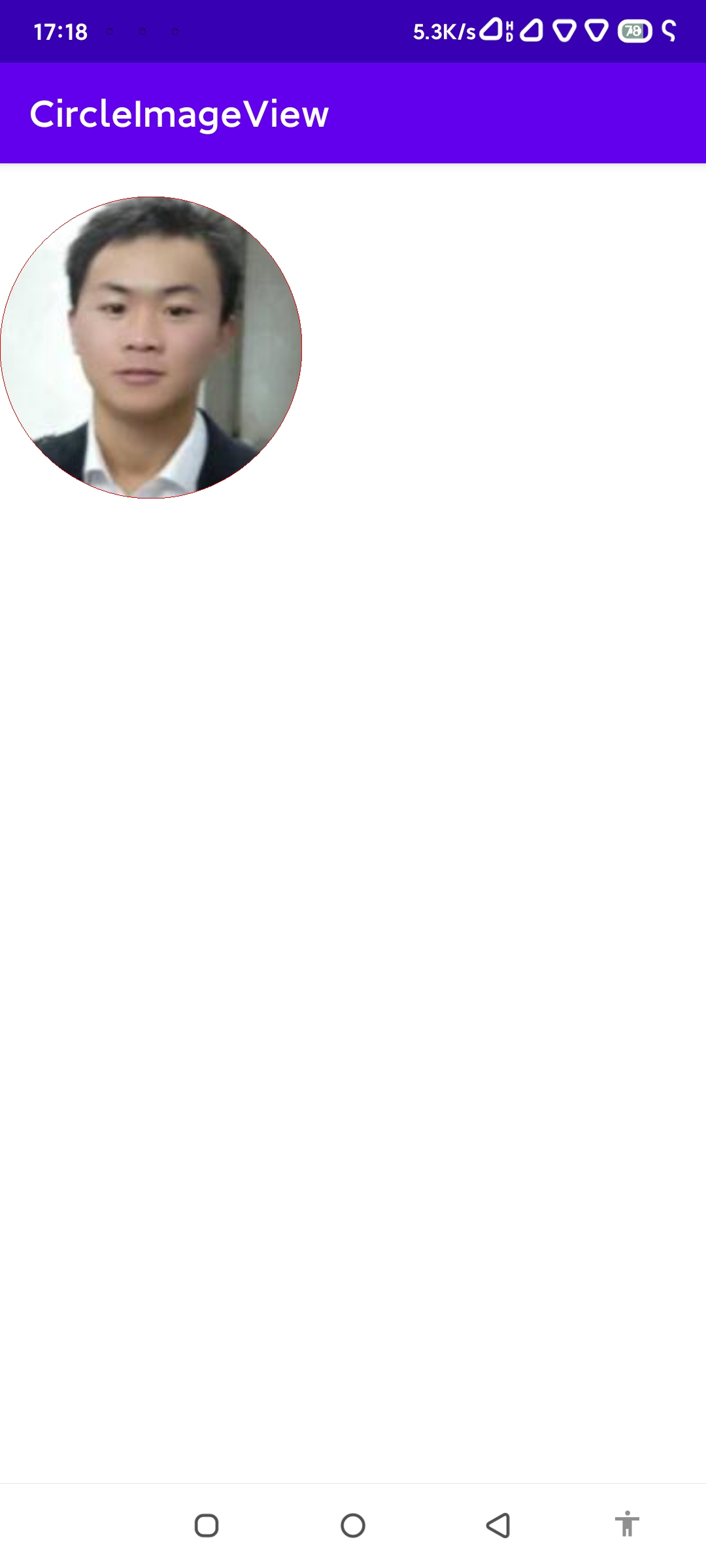 GitHub - fenchen31/CircleImageView: 自定义圆形头像