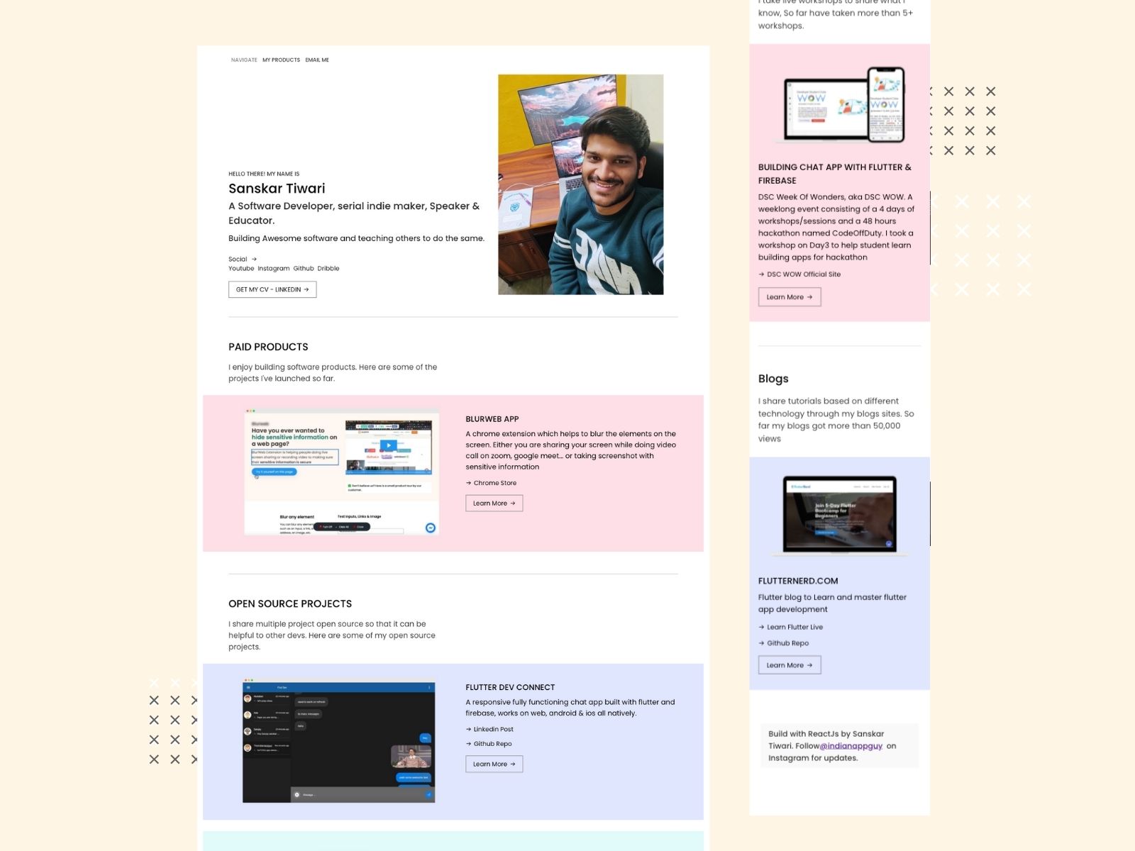 GitHub - theindianappguy/sanskar.dev-portfoliosite: Portfolio Site ...