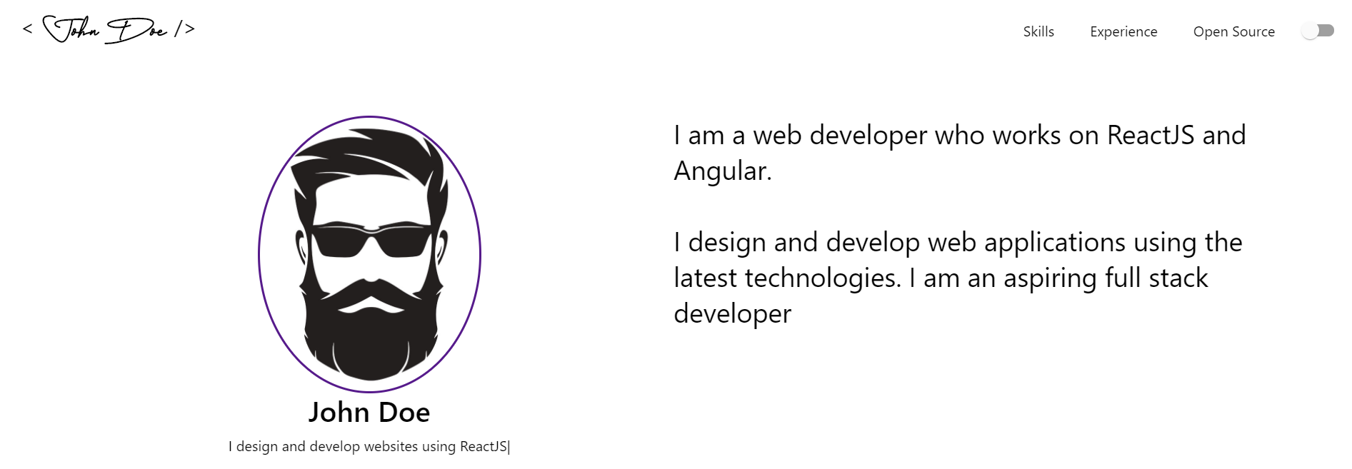 GitHub - JSOpenSource/devfolio: Build your portfolio in minutes