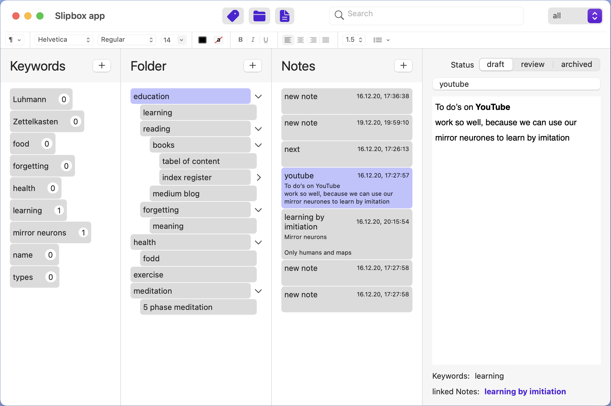 GitHub - gahntpo/Slipbox: The project is using Core Data with iCloud sync. It is a cross ...