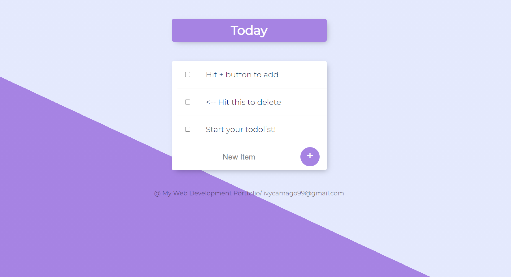 GitHub - ivycmg/To-Do-List: Simple todolist