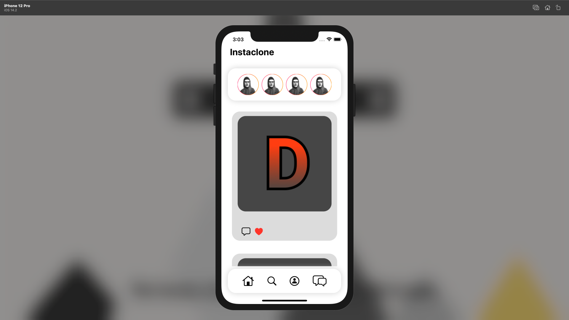 GitHub - DarrenBaldwin07/InstaClone: Instagram User interface - A slight redesign done in 100% ...