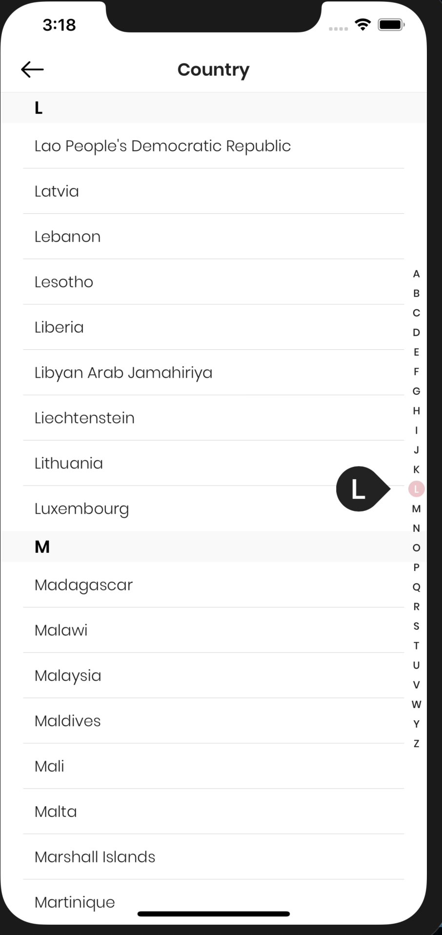 GitHub - JC-Sung/SJCTableIndex: 类似于微信通讯录的UITableView的索引