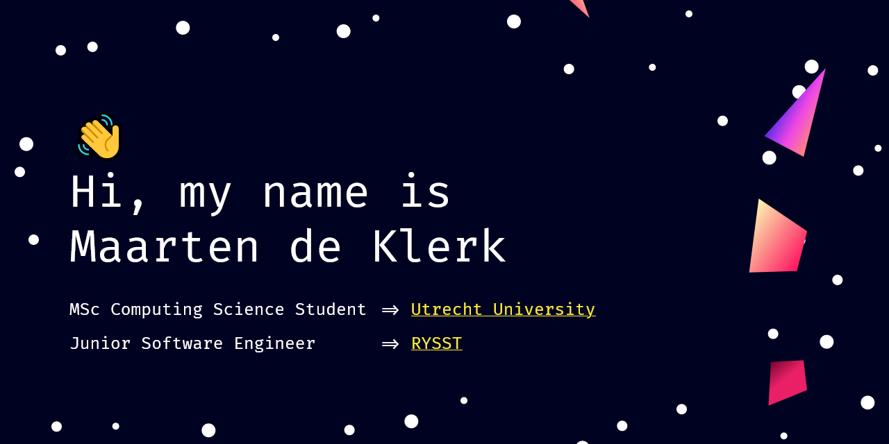 GitHub - GewoonMaarten/maartens-website: My personal website