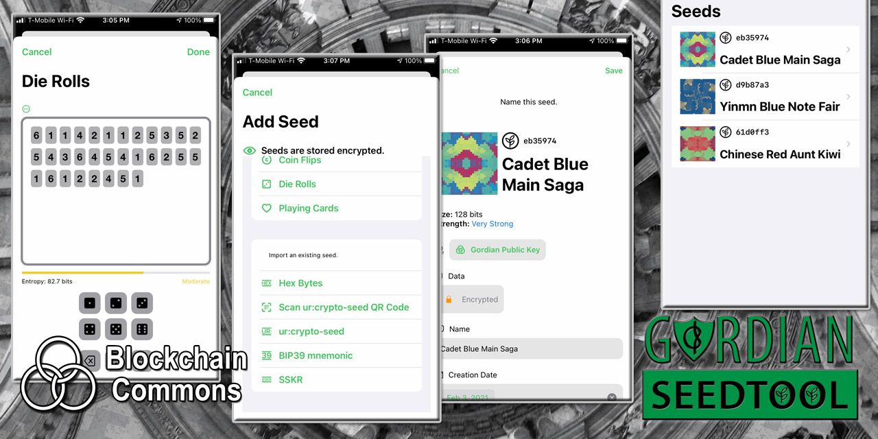 GitHub - BlockchainCommons/GordianSeedTool-iOS: Cryptographic Seed Manager for iOS