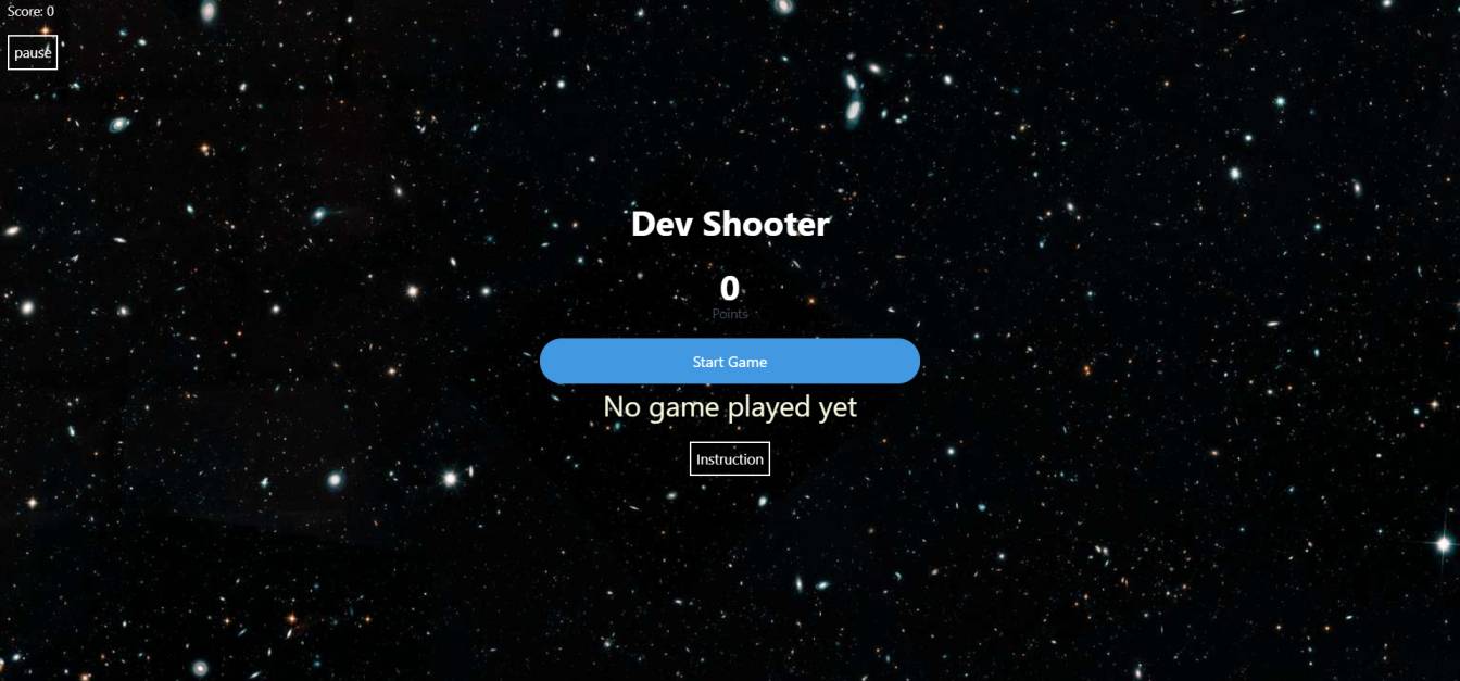 GitHub - Mittal9269/Dev-Shooter: Space Shooting Game