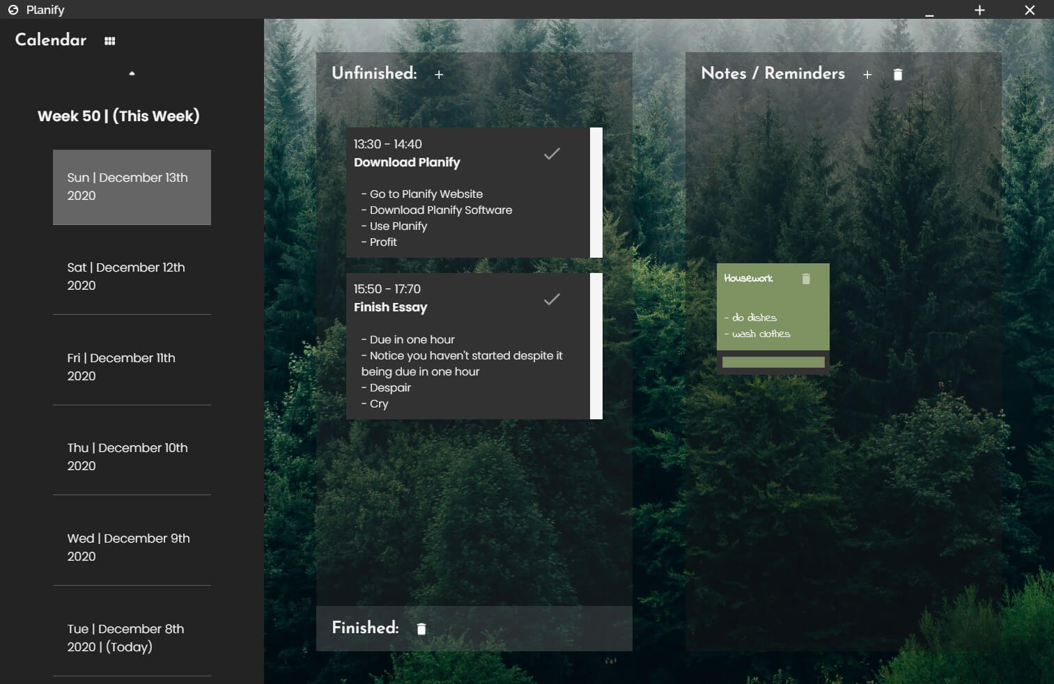 GitHub - TotallyInformatik/Planify: An application to plan your day