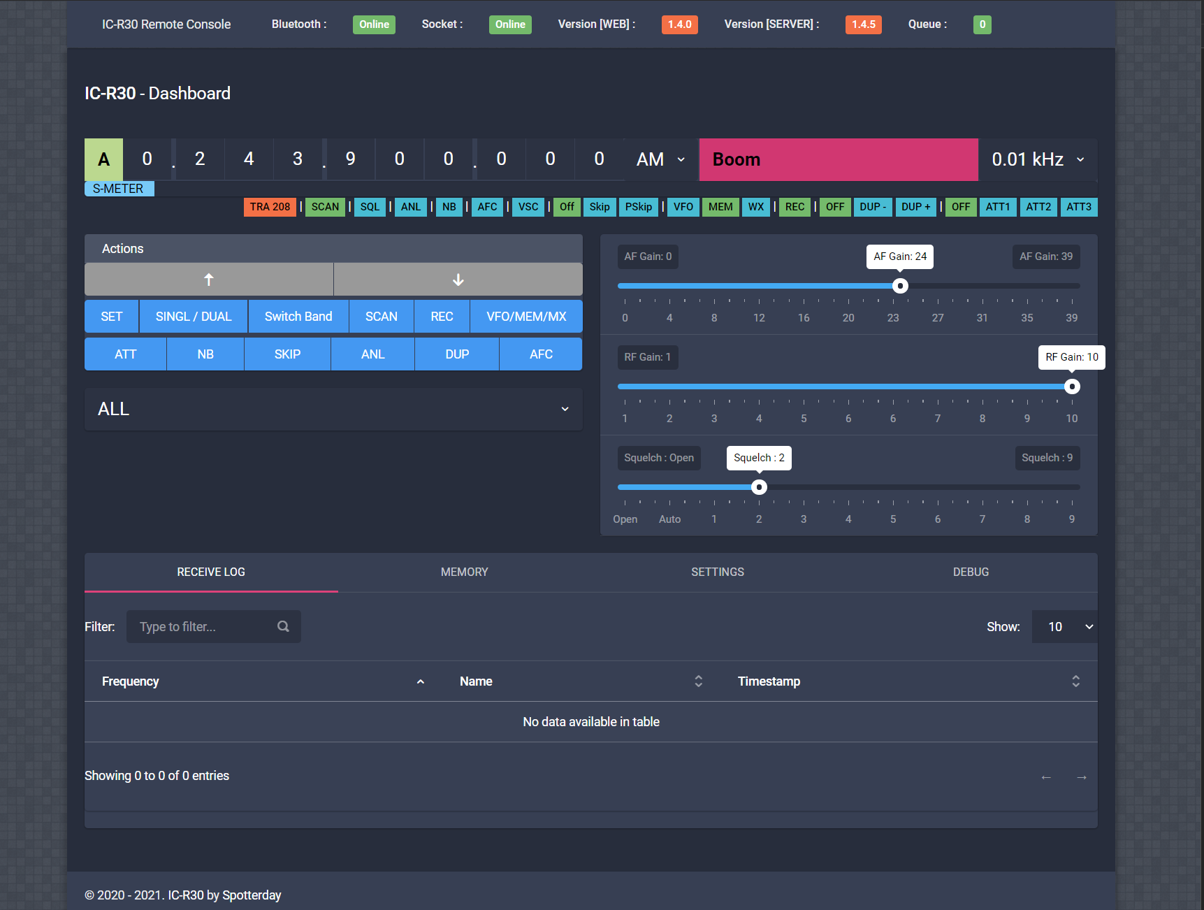 GitHub - Spotterday/Webinterface_ICOM_R30