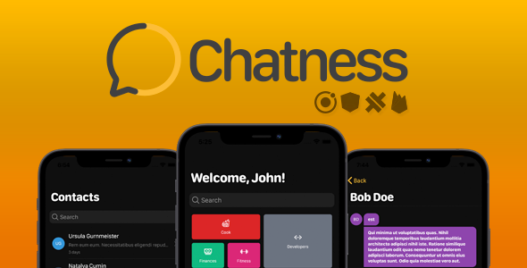 GitHub - stewones/chatness: Feature-complete chat app template built ...
