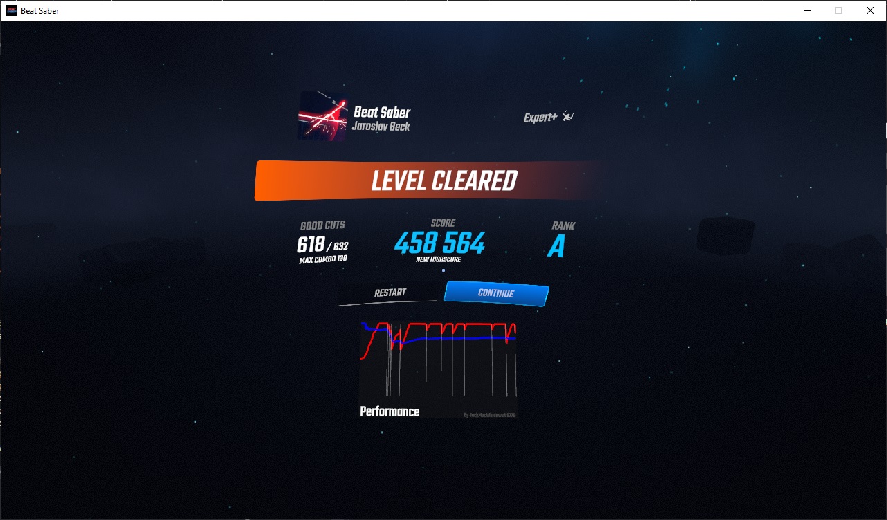 GitHub - MCJack123/PerformanceMeter: A Beat Saber mod that displays a ...