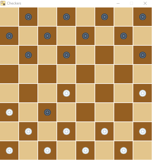 GitHub - softknk/Checkers-AI: Play Checkers against an AI based on the Minimax algorithm