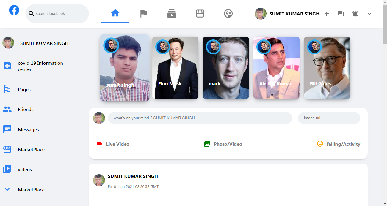 GitHub - sumitsingh4411/facebook-clone: This is a code repository for ...