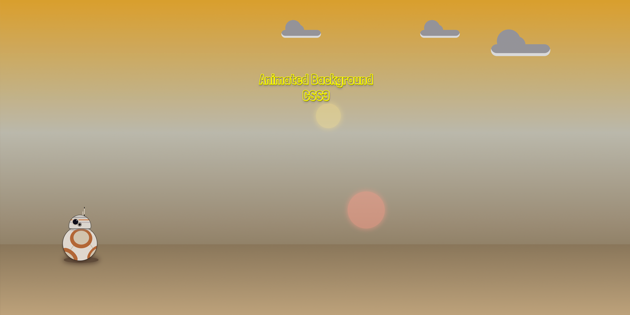 GitHub - pwl777/css3-animated-background: This is part of a series of ...