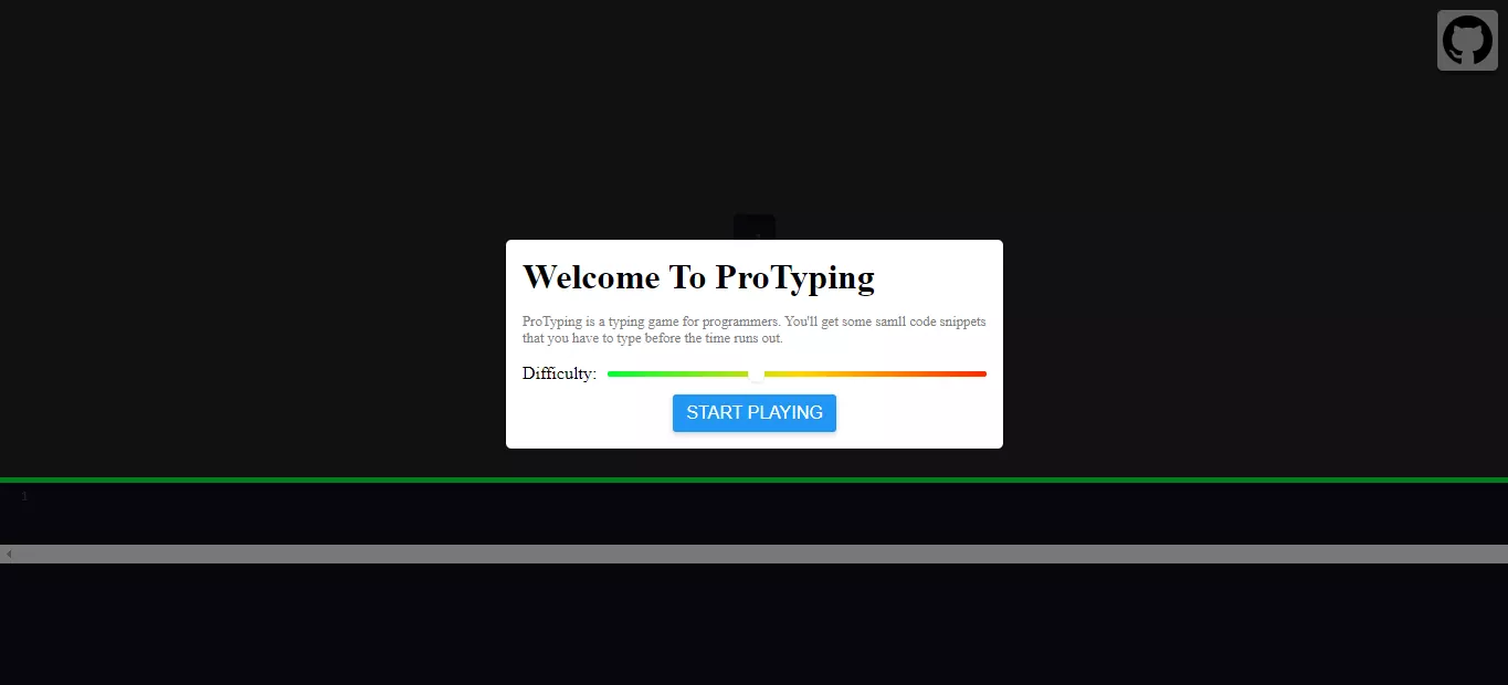 GitHub - 0shuvo0/protyping: ProTyping is a typing game for programmers ...