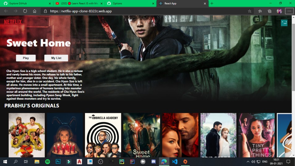 GitHub - ClonewithCode/Netflix-clone