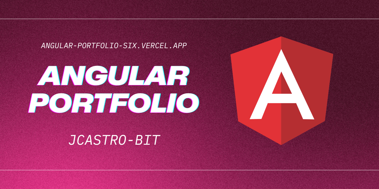 GitHub - JCastro-bit/angular-portfolio: Design of a simple portfolio with angular