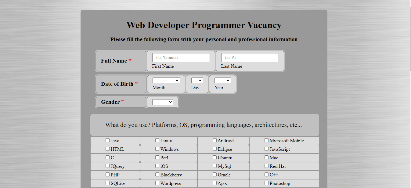 GitHub - YameenAli/developer_form.github.io: Web Developer Programmer Vacancy