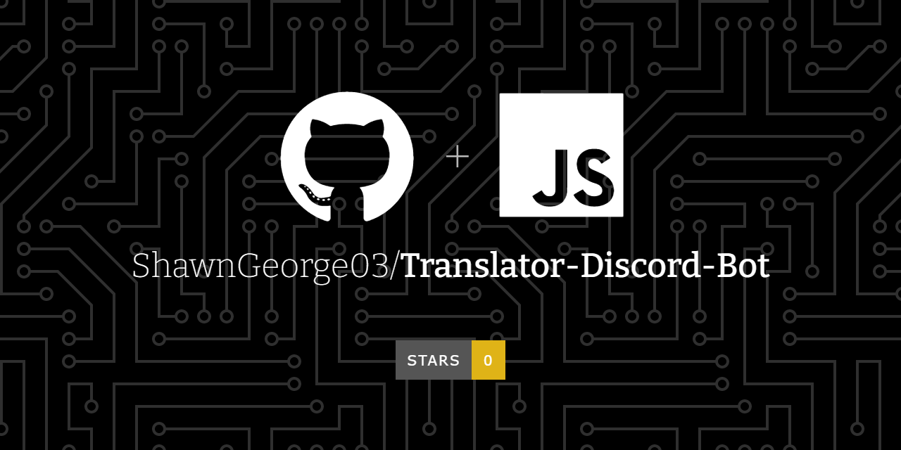 GitHub - ShawnGeorge03/Translator-Discord-Bot